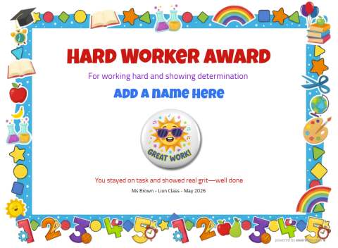 Encouragement Certificates | Free Printable & Editable Certificate ...