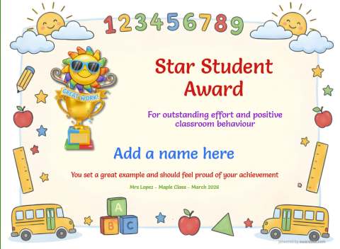 Encouragement Certificates | Free Printable & Editable Certificate ...