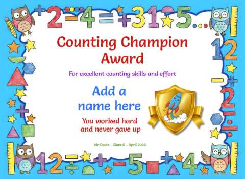 Math Certificates | Free Printable & Editable Certificate Templates