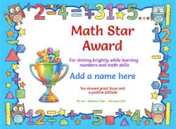Math Certificates | Free Printable & Editable Certificate Templates